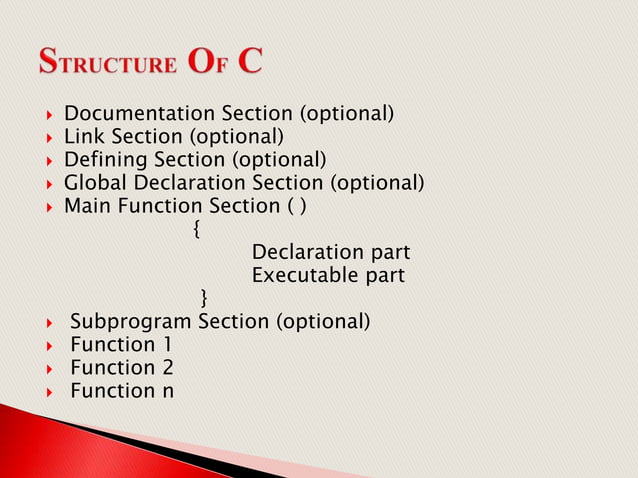 Introduction to c | PPT