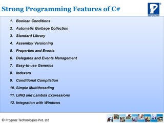 Microsoft C# programming basics | PPSX