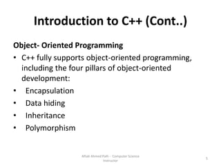 Introduction to C Language | PPTX