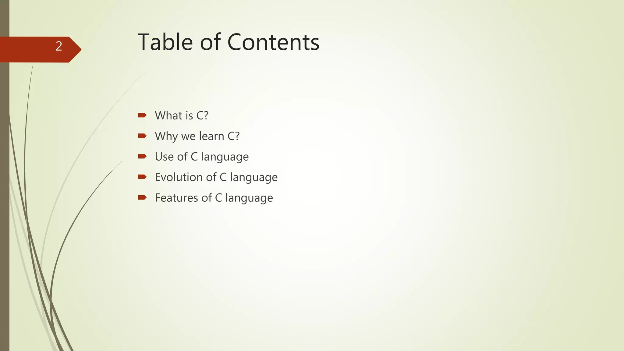 Introduction to C Language | PPT