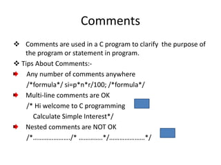 Introduction to C Programming | PPTX