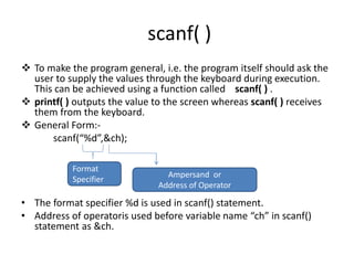 Introduction to C Programming | PPTX