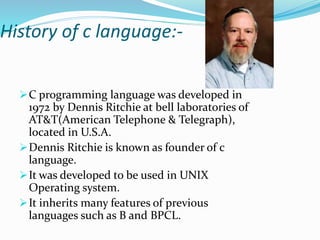 Introduction to c | PPT