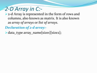 Introduction to c | PPTX