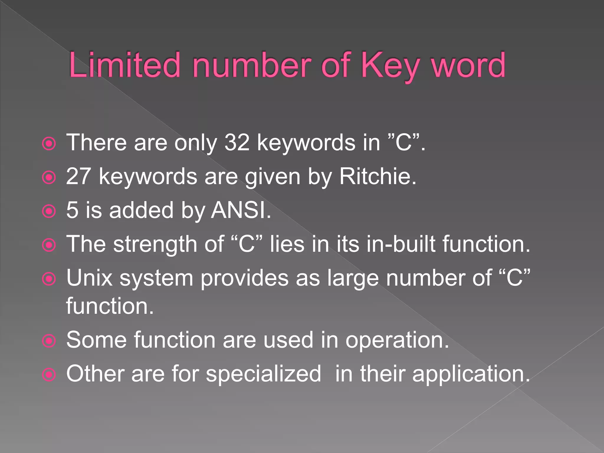 Introduction to C Programming | PPT | Free Download
