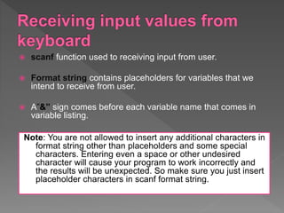 Introduction to C Programming | PPTX