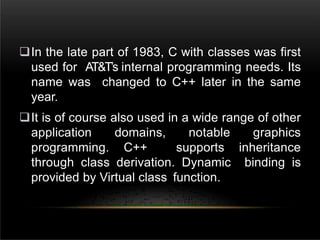 Introduction to c++ | PPTX