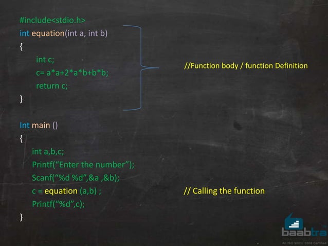 Introduction to c part 2 | PPT