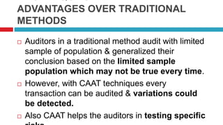 Introduction to caat | PPTX