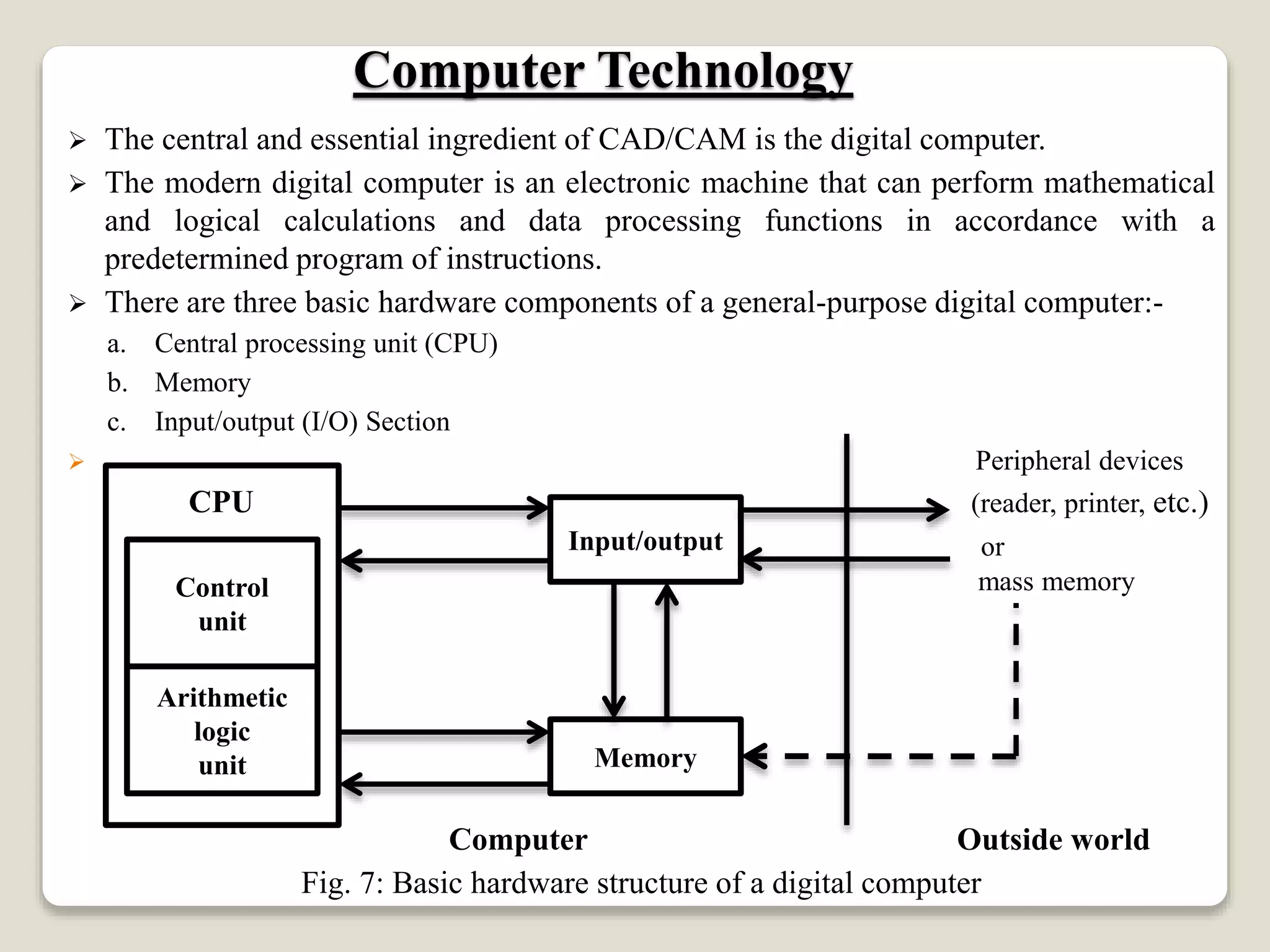 Introduction to CAD/CAM | PPTX