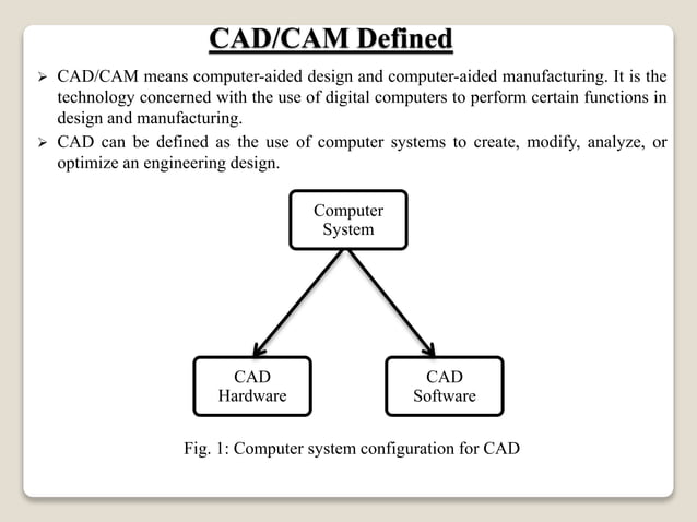 Introduction to CAD/CAM | PPTX