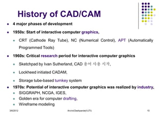 Introduction to cad cam | PDF