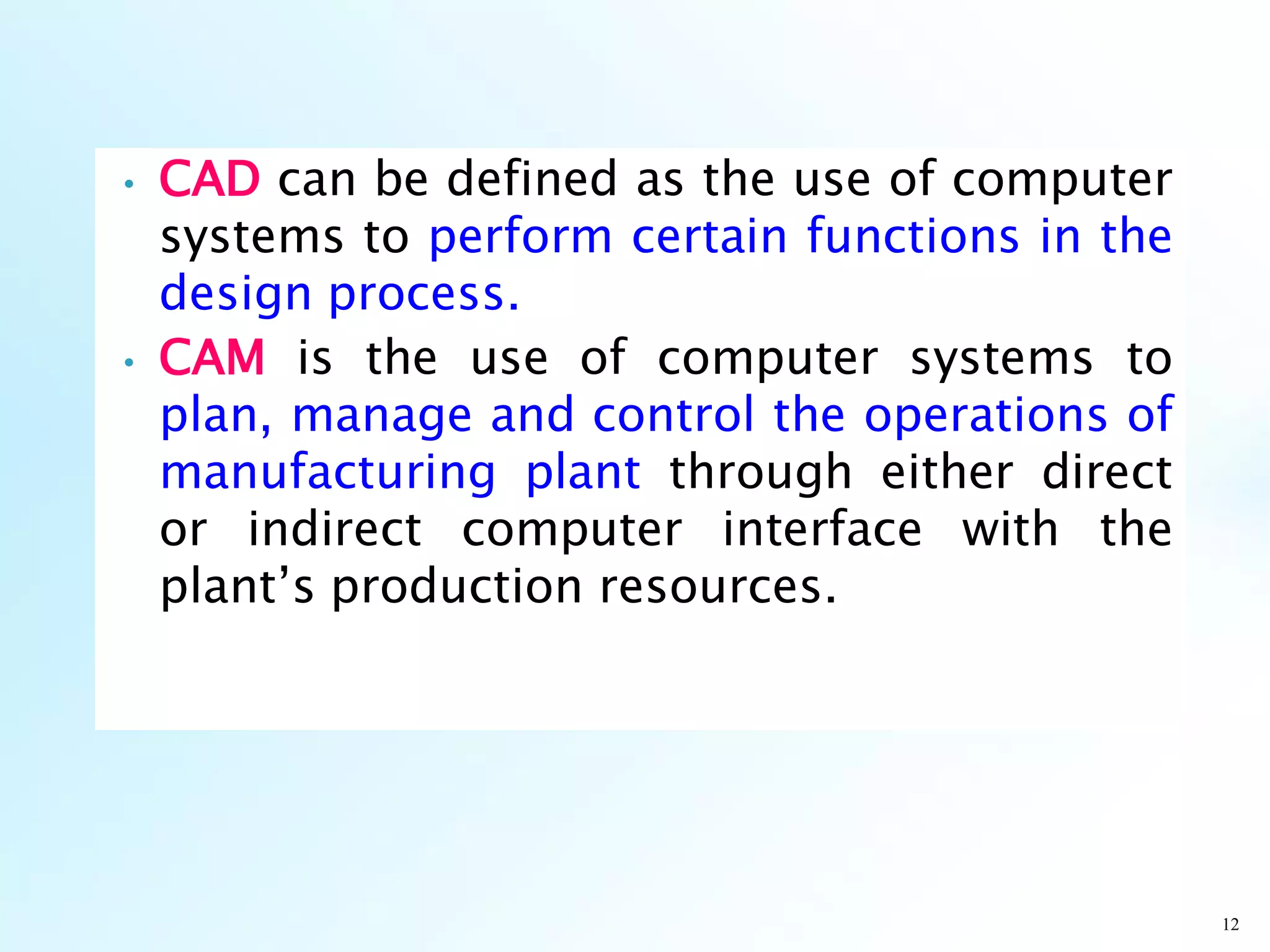Introduction to cad/cam | PDF