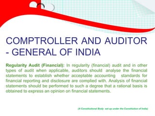 Introduction to C&AG's of India's Union Audit Reports | PPT