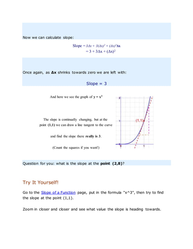 Introduction to calculus