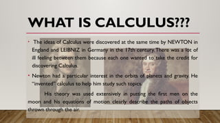 Basic Calculus: Introduction to Calculus | PPT