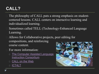 Introduction to CALL | PPTX