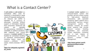 Contact Center fundamentals for Kids | PPT