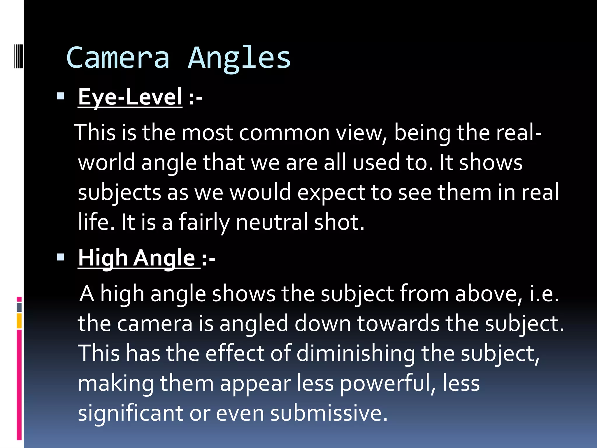 Introduction to camera & its major parts | PPTX