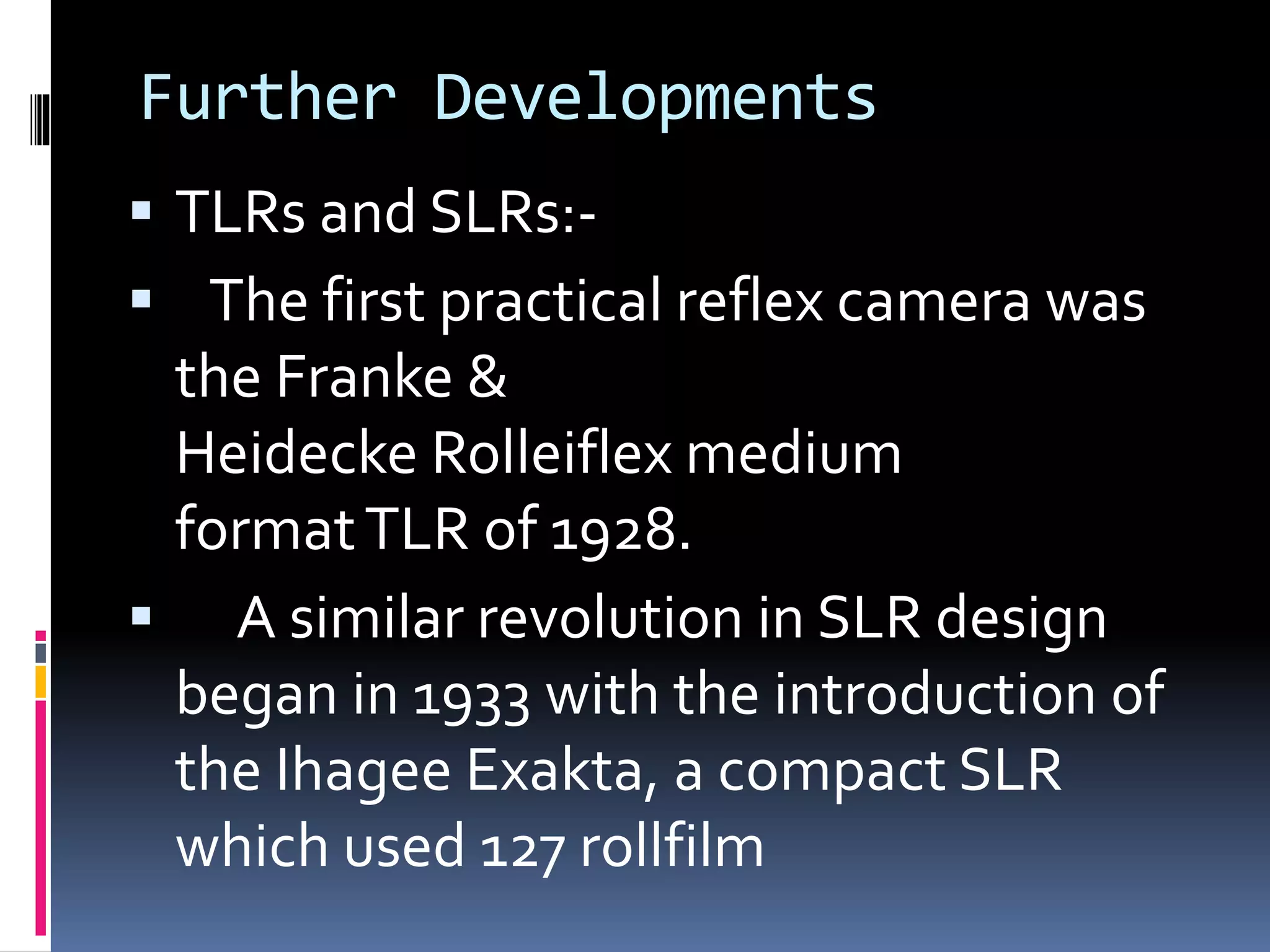 Introduction to camera & its major parts | PPTX
