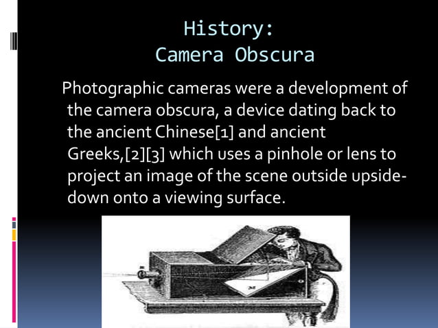 Introduction to camera & its major parts | PPTX | Photography | Arts ...