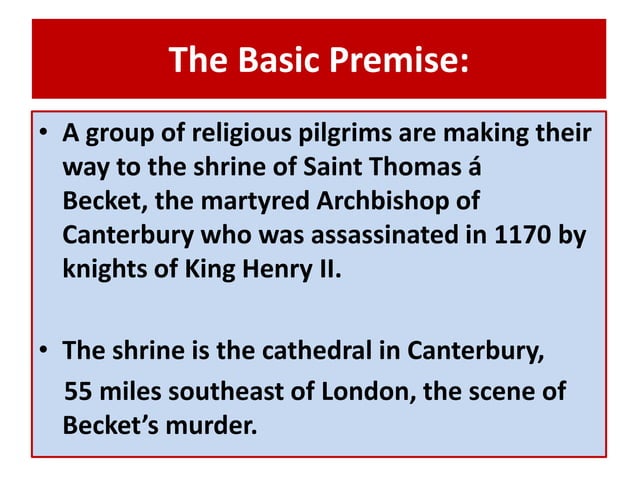 Introduction to Canterbury Tales | PPTX | Christianity | Religion ...