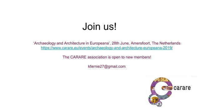 Introduction to CARARE | PPT