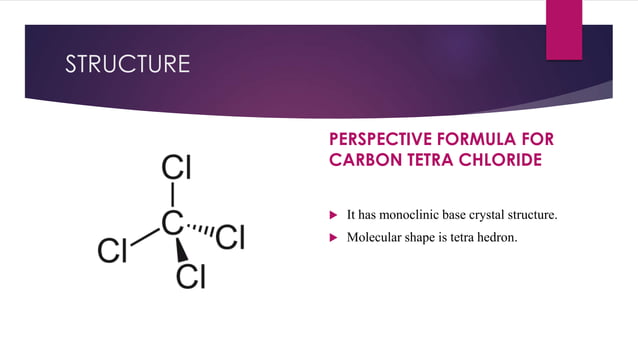 Introduction to carbon tetrachloride | PPT