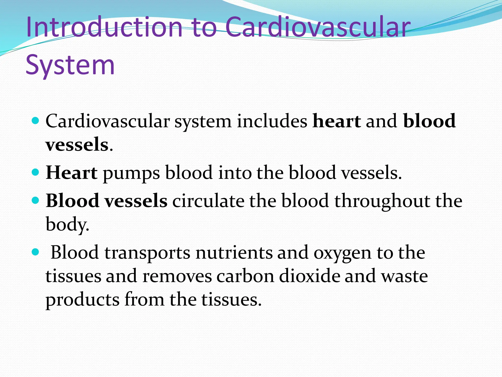 Introduction to Cardiovascular System.pptx