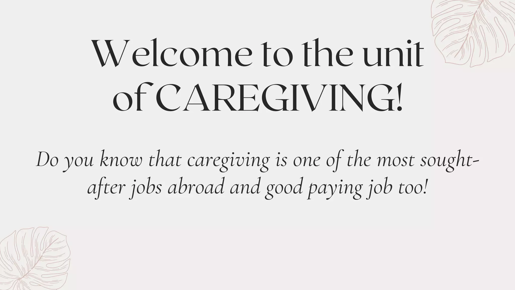 Introduction to caregiving | PDF