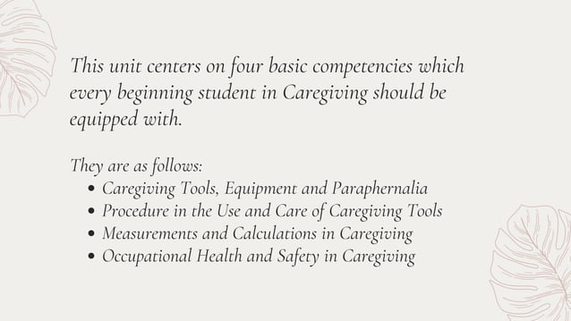 Introduction to caregiving | PDF