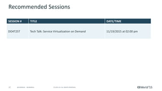 Introduction to CA Service Virtualization | PDF