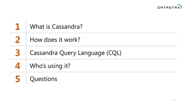 Introduction to Apache Cassandra | PPT