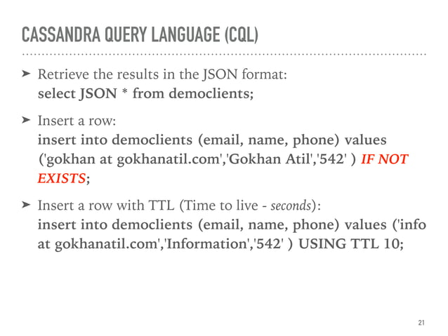 Introduction to Cassandra | PDF | Databases | Computer Software and Applications