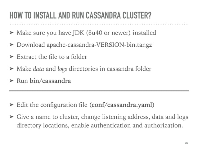 Introduction To Cassandra Pdf Databases Computer Software And