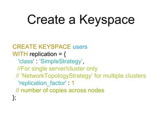 Introduction to NoSQL CassandraDB | PPT