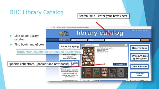 Introduction to catalog and databases | PPT