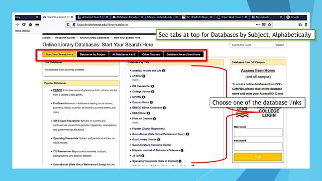 Introduction to catalog and databases | PPT