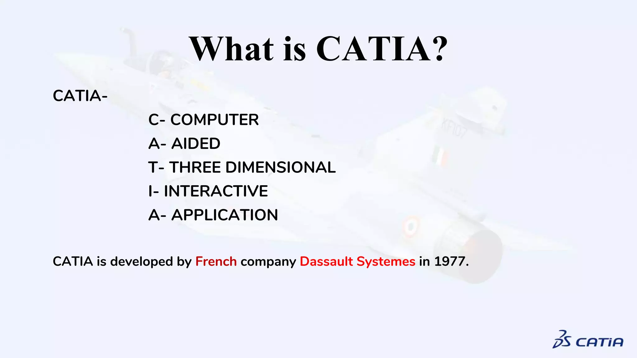 Introduction to CATIA | PPTX