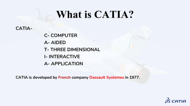 Introduction to CATIA | PPTX