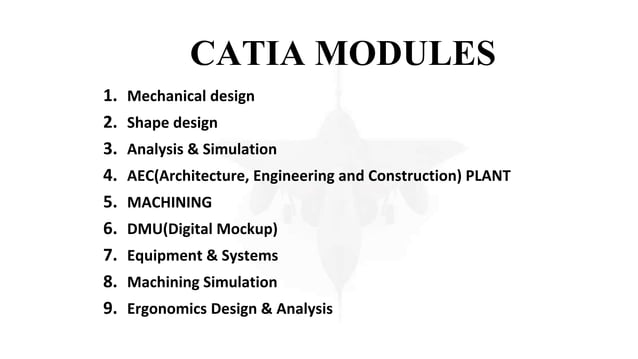 Introduction to CATIA | PPT