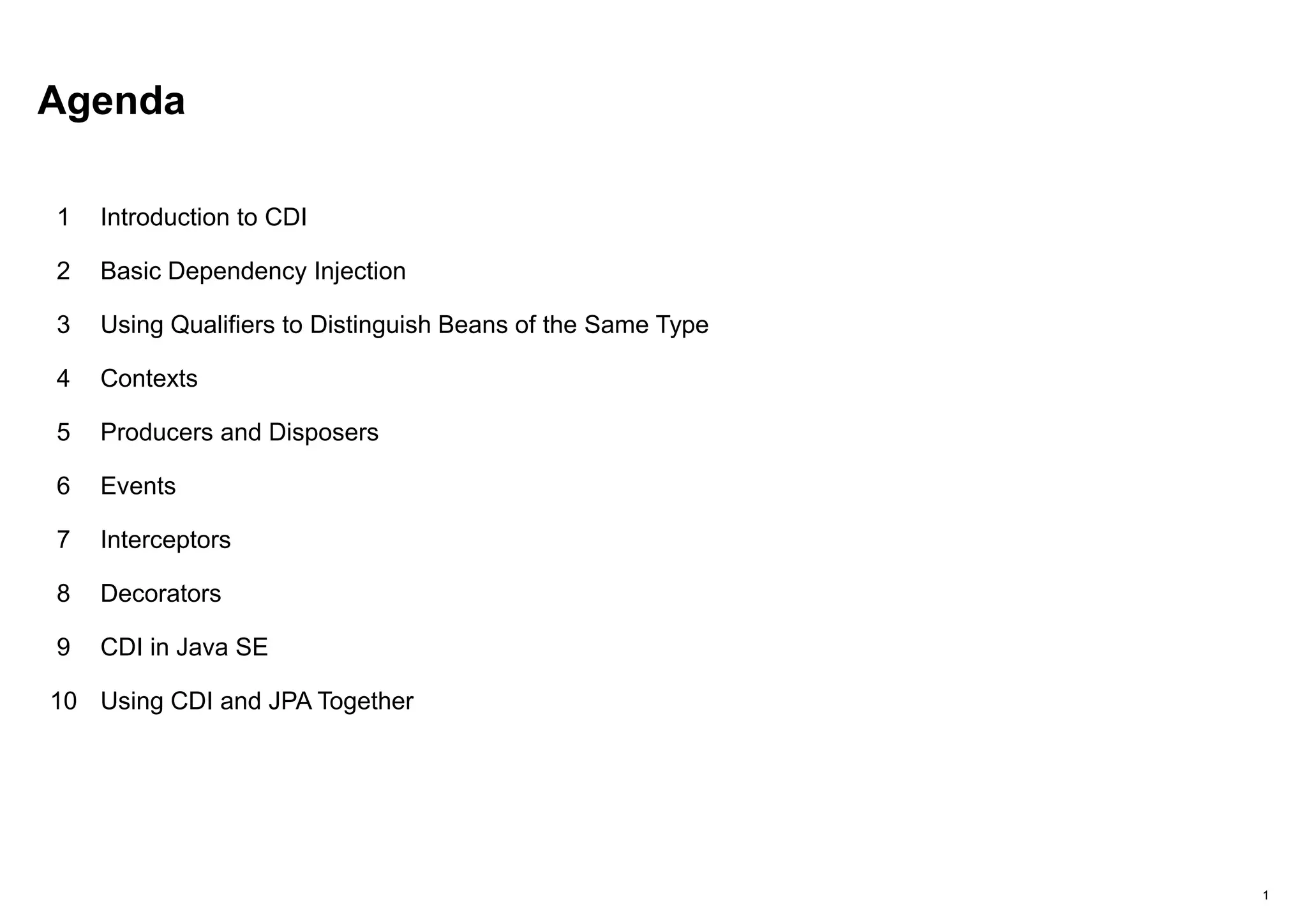 Introduction to CDI | PPTX