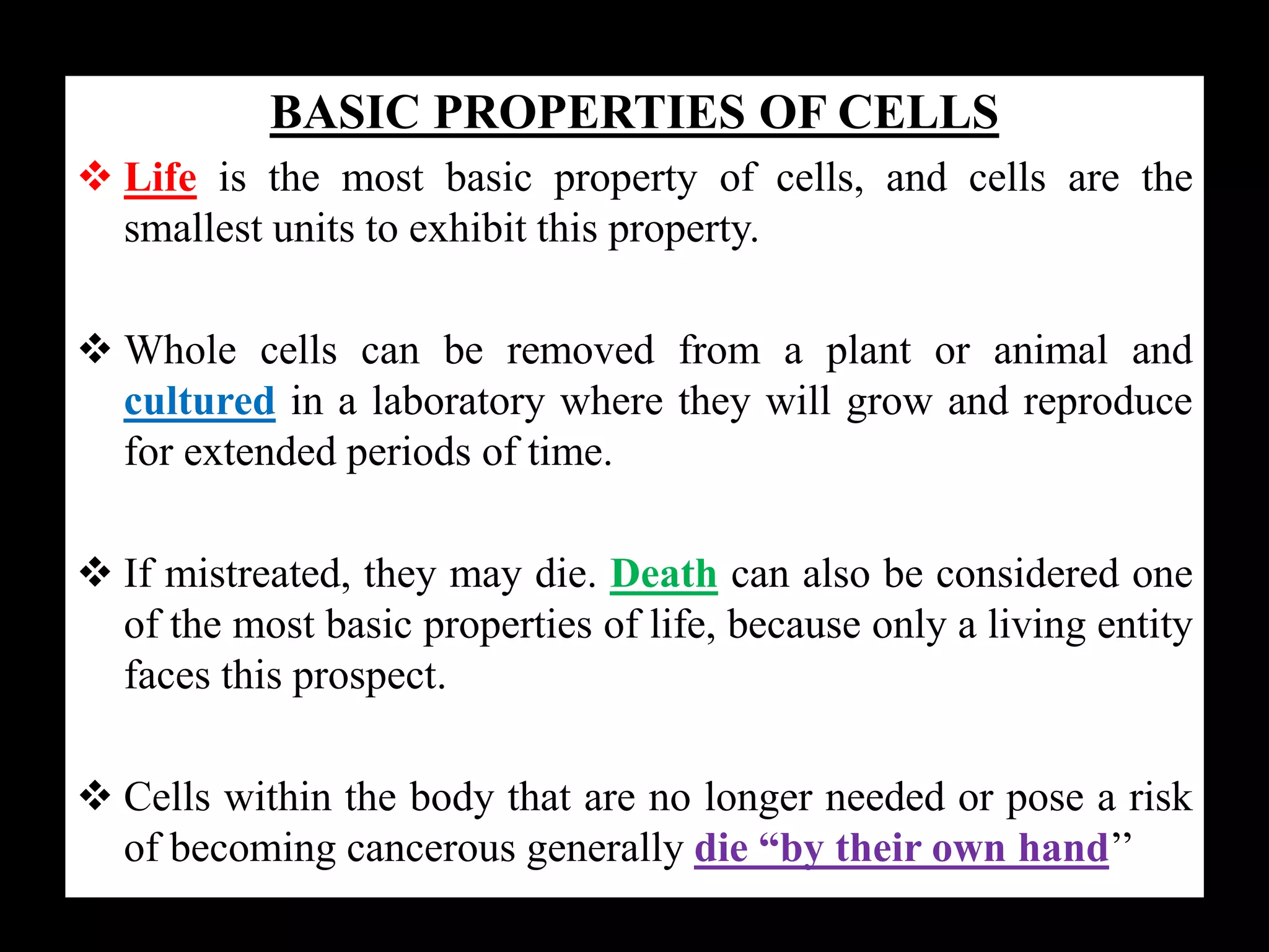 Introduction to cell biology | PPTX