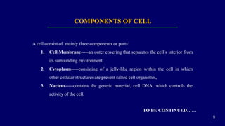 INTRODUCTION TO CELL BIOLOGY AND CELL.pptx