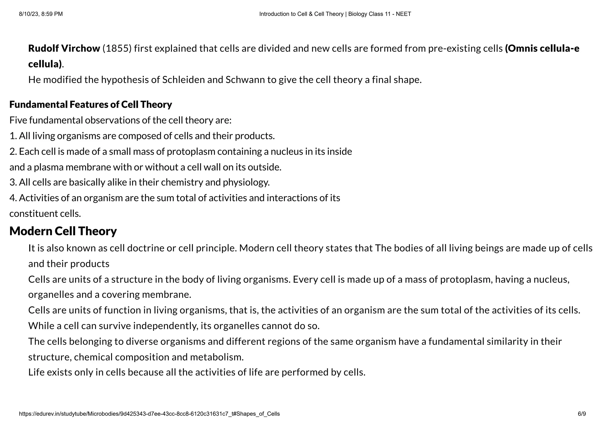 Introduction to Cell & Cell Theory _ Biology Class 11 - NEET.pdf