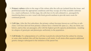Introduction to cell culture- concepts of cell culture part-1 | PPTX