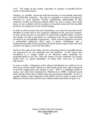 Introduction to cell cycle analysis book | PDF