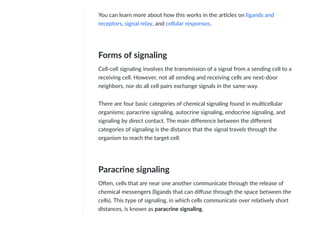 Introduction to cell signaling (article) _ Khan Academy.pdf