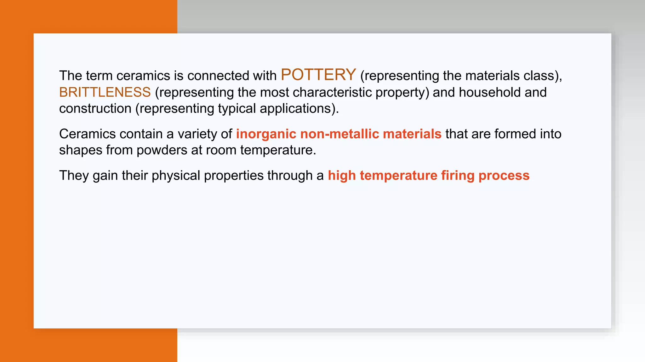 Introduction to ceramics | PPTX