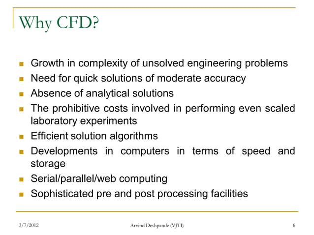 Introduction to cfd | PDF